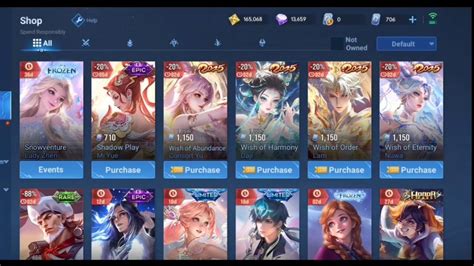 Ml Player First Time Buying Skin At Hok Youtube