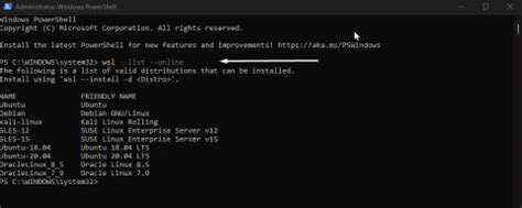 WSL Installation On Windows Server 2019
