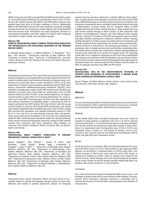 Pdf Parietal Transcranial Direct Current Stimulation Modulates The Physiological And