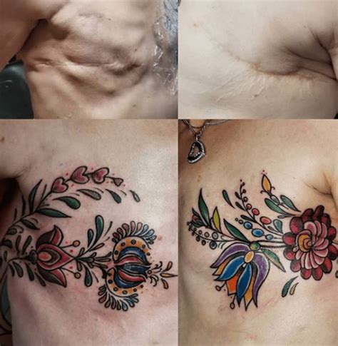 Breast Tattoos For Women After Mastectomy Healing Identity And