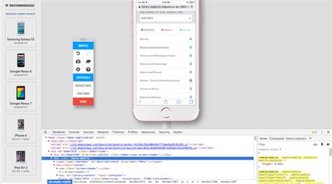 Ember Responsive Acceptance Tests
