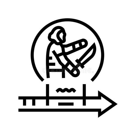 Erectus Human Evolution Color Icon Vector Illustration Stock Vector