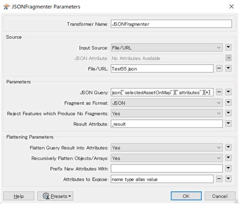 How Can I Extract De Data Under Attributes Section In The Json File Community