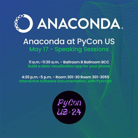 Anaconda Inc On Linkedin Pyconus Python