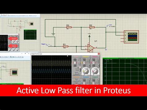 second order low pass filter proteus simulation electrical 58 off