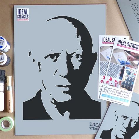 Pablo Picasso Portrait Ideal Stencils Idealstencils