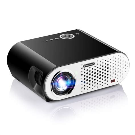 Video Projector Papake P HD Home Theater Projector Lumens Multimedia LED Office