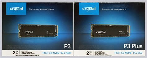 Crucial P Vs Crucial P Plus Tb M Nvme Ssd Review