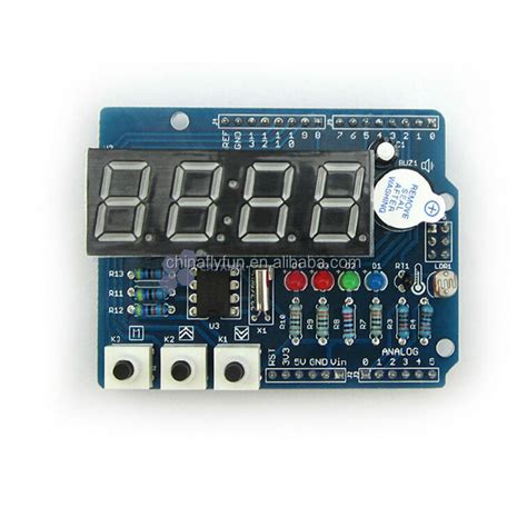 Arduino Rtc 시계 Led 감광성 디지털 튜브 인터페이스 용 시계 실드 Buy Led 시계 모듈디지털 시계 Lcd