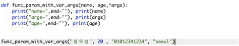Python Parameters