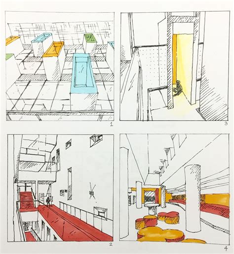 Experience Sequence Library Study Diagrams Bishan Public Library Singapore 48105 S15