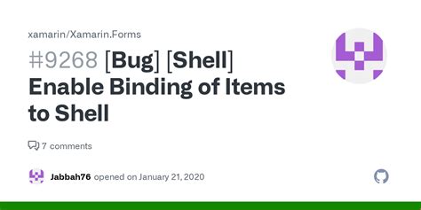 Bug Shell Enable Binding Of Items To Shell · Issue 9268 · Xamarinxamarinforms · Github