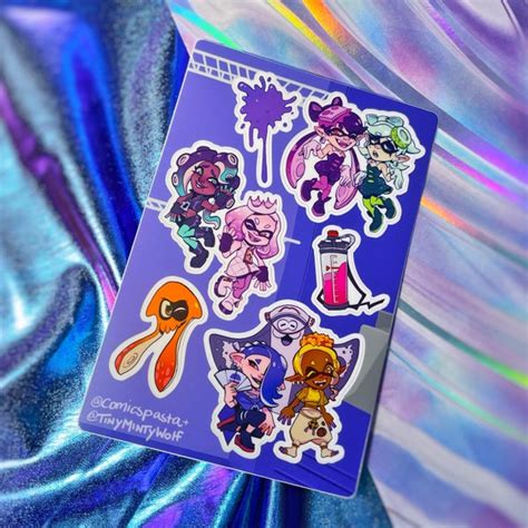 Splatoon Deep Cut Sticker Etsy
