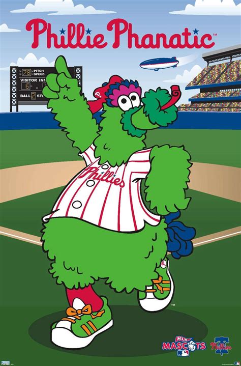 Mlb Philadelphia Phillies Phillie Phanatic Phillies Philadelphia
