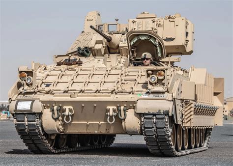 Ukrainian Bradley Ifvs Received Brat Reactive Armor Militarnyi