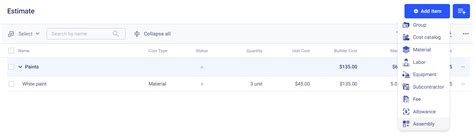What Is Assembly Type In Construction