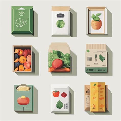 A Visual Of Different Types Of Grocery Delivery Packaging Including