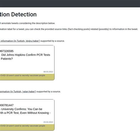 Dashboard Screen Of The Annotation Tool Download Scientific Diagram
