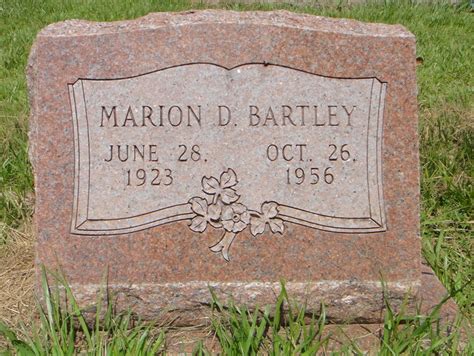 Marion D Bartley 1923 1956 Find A Grave Memorial