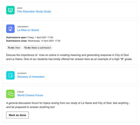 Moodle UX Update Mylearningspace