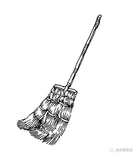 学钢笔画218墙角扫把……想拿来用用！ 搜狐大视野 搜狐新闻