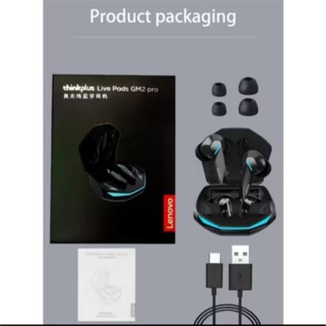 Jual Lenovo Thinkplus Gm Pro True Wireless Bluetooth Earphone Shopee Indonesia