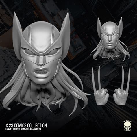 X 23 Comics Fan Art 3d Printable File For Action Figures Donman Art