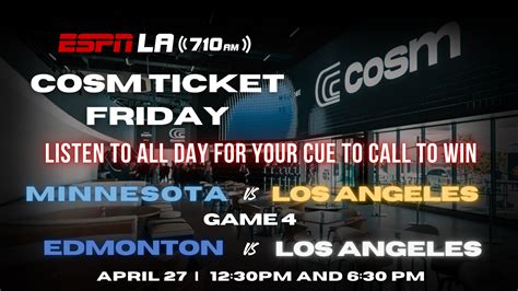 Cosm Ticket Friday Playoff Prize Pack Good Karma Brands
