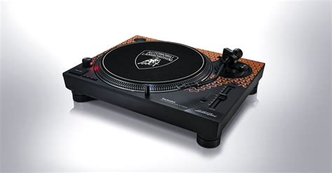 Technics Gets Loud With Lamborghini Branded Turntable Collaboration Maxim