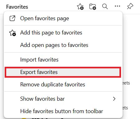 How To Backup Or Export Edge Favorites In Windows Any Tech Stuff