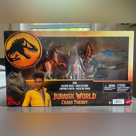 Mattel Toys Jurassic World Chaos Theory Ben Escapefigure Pack