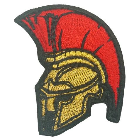 Spartan Helmet Patch Metallic Gold Hock T Shop Army Online Store In Singapore