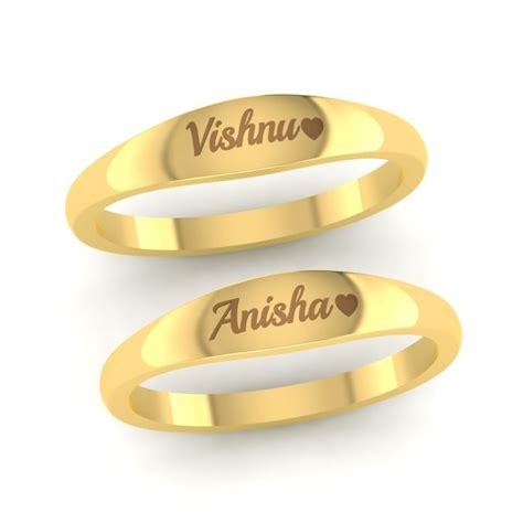 Wedding Ring With Name Design At Loyd Woods Blog
