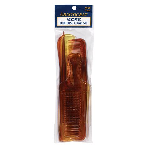 Aristocrat Assorted Tortoise Comb Kit Ar 38 Appleton Barber Supply