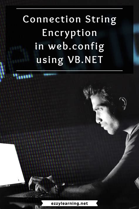 Connection String Encryption In Nfig Using Vbnet Encryption String Connection