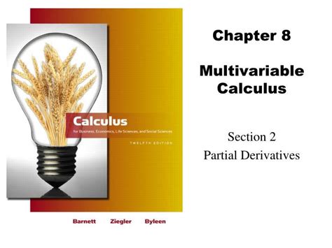 Ppt Chapter 8 Multivariable Calculus Powerpoint Presentation Free Download Id 3602961