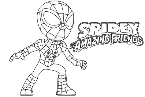 Spidey Coloring Pages