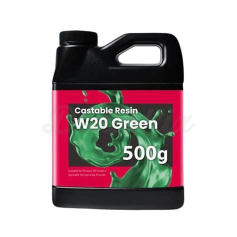 W20 Green Resina Calcinable Para Fundición 500 Gr Phrozen Dentaltix