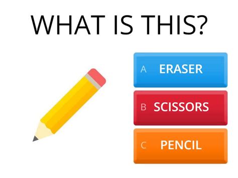 School Objects Game Quiz