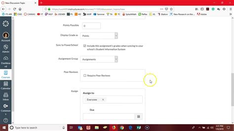 Canvas Introduction To Discussions Youtube