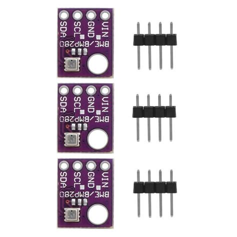 3pcs Bme280 5v Digital Sensor Temperature Humidity Barometric Pressure