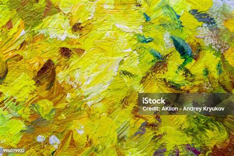 다 색 벽에 유성 페인트와 얼룩 색상 브러쉬 스트로크입니다 노랑에 대한 스톡 사진 및 기타 이미지 노랑 디자인 러시아 Istock