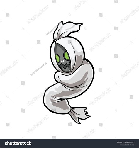 Cartun Vektor Hantu Indonesia Bernama Pocong เวกเตอร์สต็อก ปลอดค่าลิขสิทธิ์ 2210306999