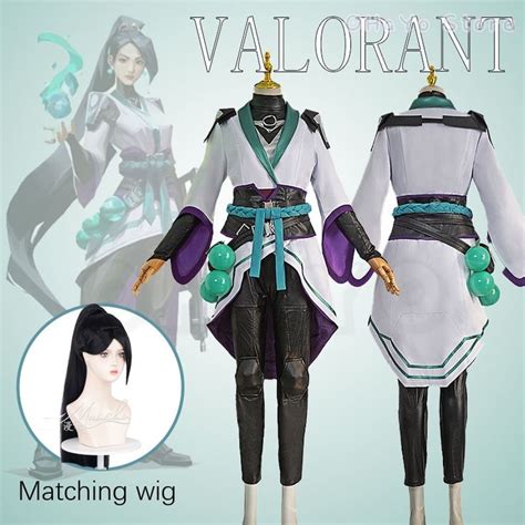 Sage Valorant Cosplay Costume For Women Wei Lingying Game Character