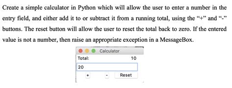 Solved Create A Simple Calculator In Python Which Will Allow Chegg