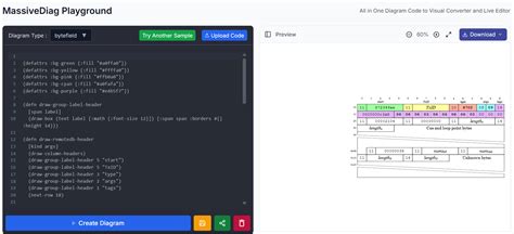 Bytefield 图表查看器和编辑器