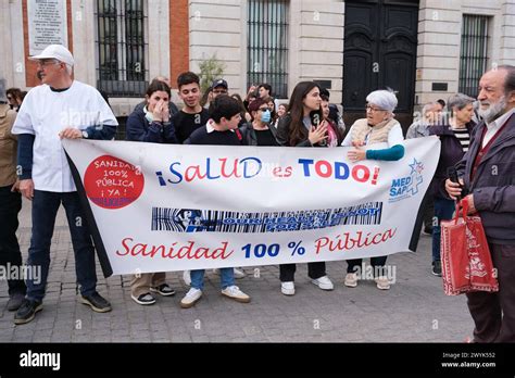 Several People During The Rally Demanding A 100 Public And Quality