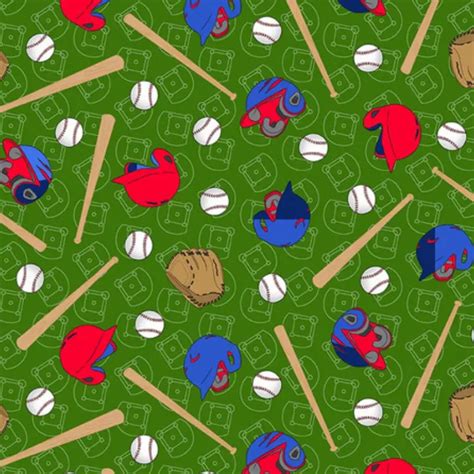 Buy Baseball Quilting Fabric Hit A Home Run For Your Next Project From