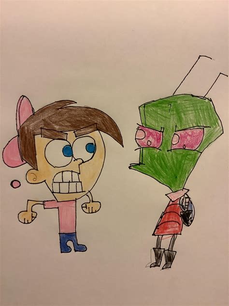Timmy Turner Vs Invader Zim By Liljahmir08 On Deviantart