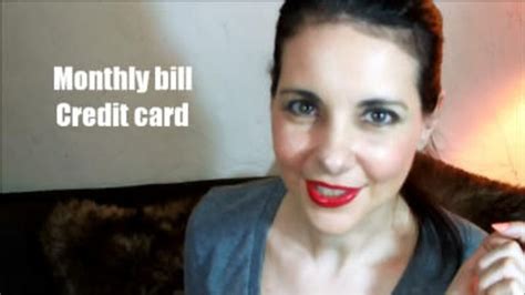Monthly Bill Credit Card Mp4 Gcg Clips4sale
